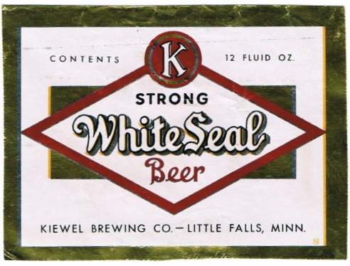 Item #77191 1950 White Seal Beer Label