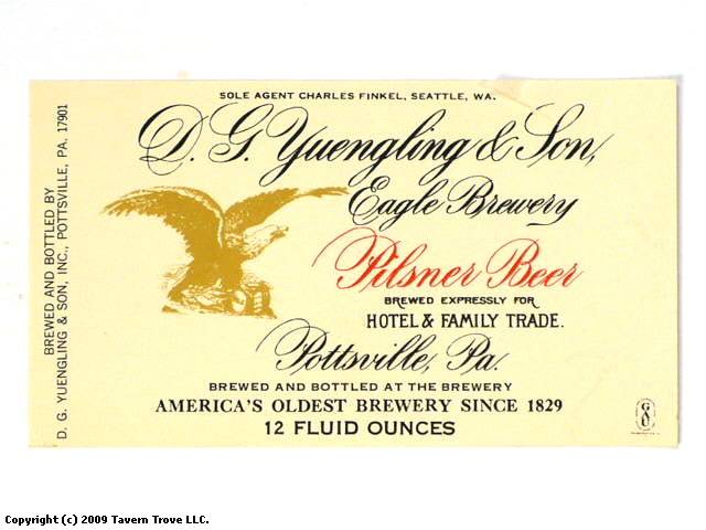 Item #47603 1978 Yuengling Pilsner Beer Label