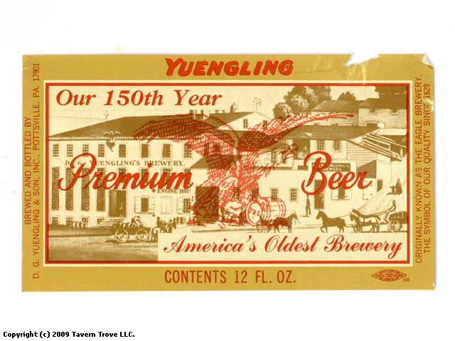 Item #47602 1979 Yuengling Premium Beer Label