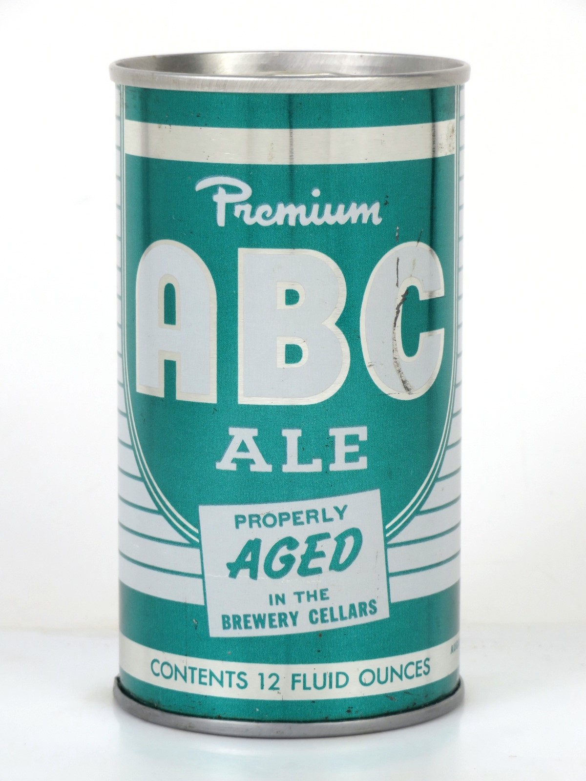 Item #98973 1978 ABC Pinapple Soda 12oz Can Puerto Rico Tab Top Can T32-08