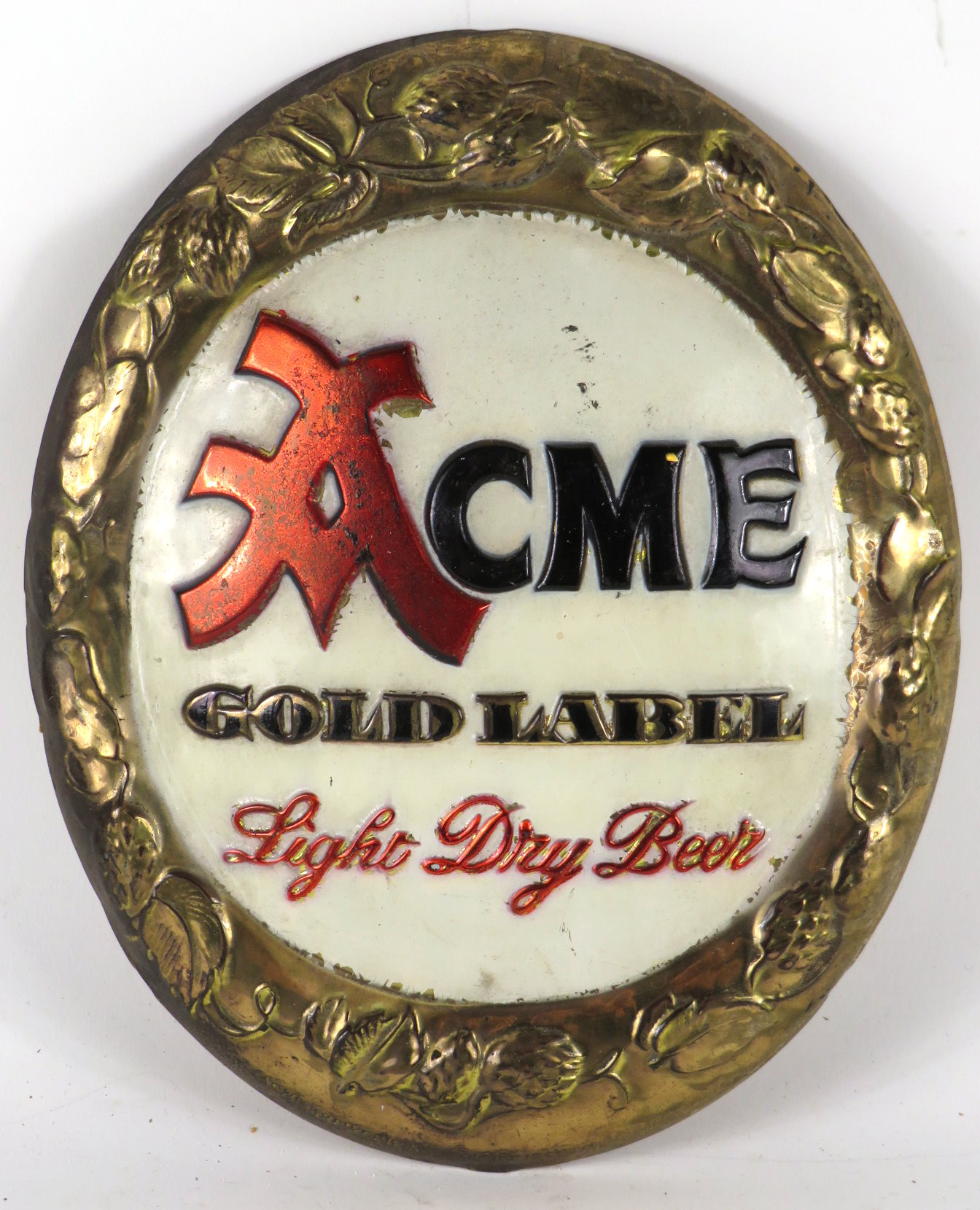 Item #95400 1958 Acme Gold Label Beer Sign