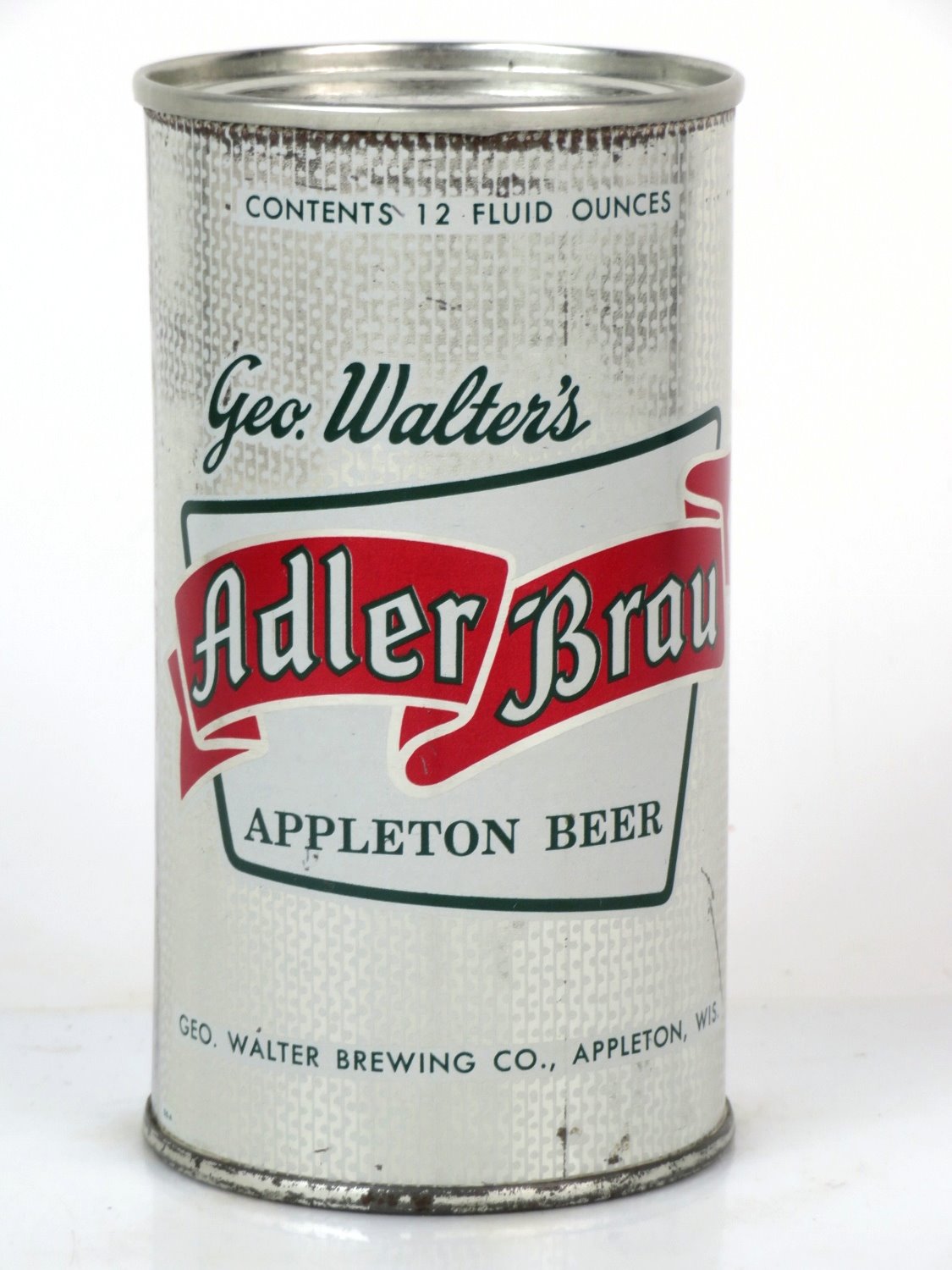 Item #28308 1960 Adler Brau Appleton Beer Flat Top Can 29-19