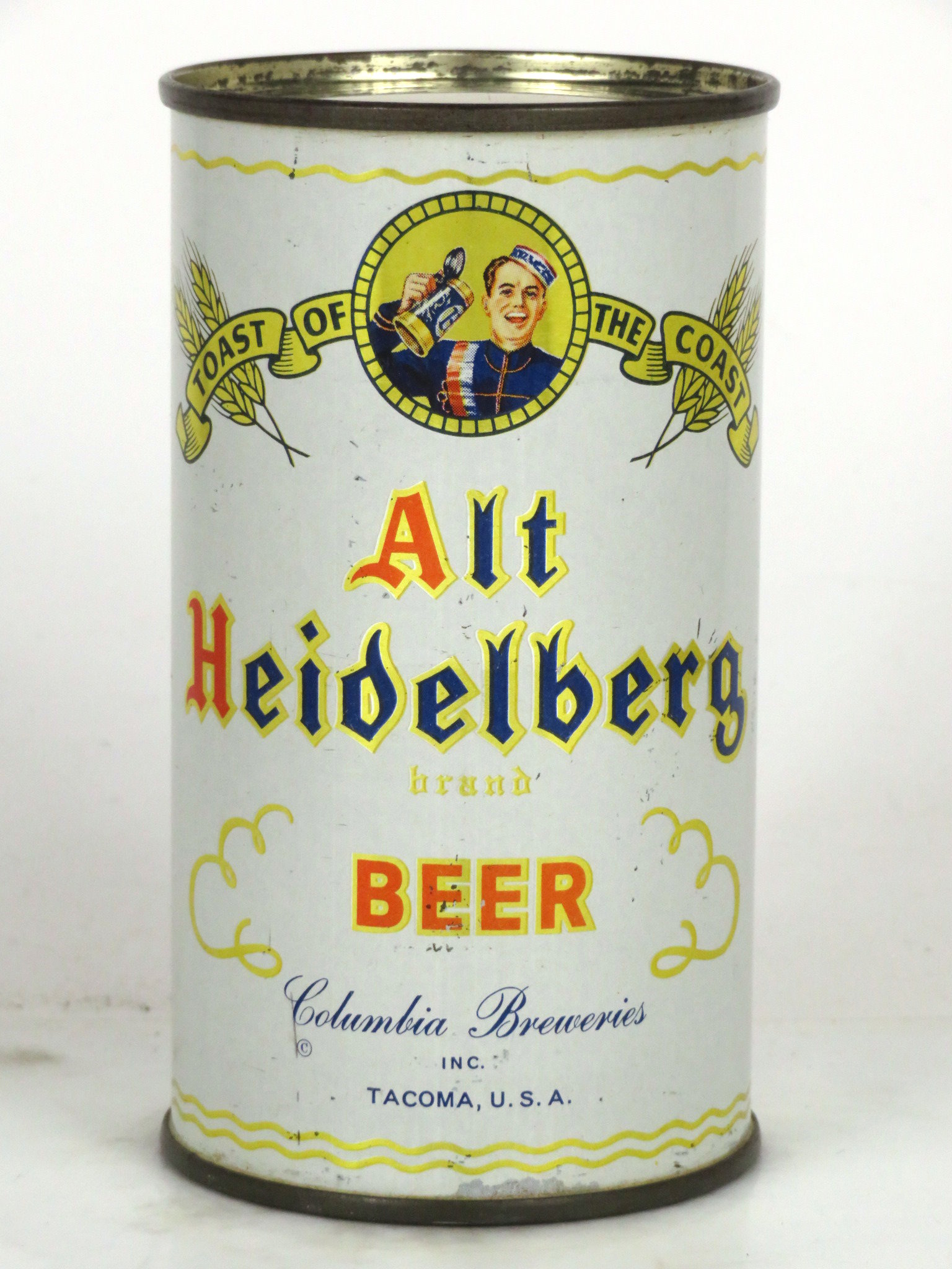 Item #44 1950 Alt Heidelberg Beer Flat Top Can 30-17