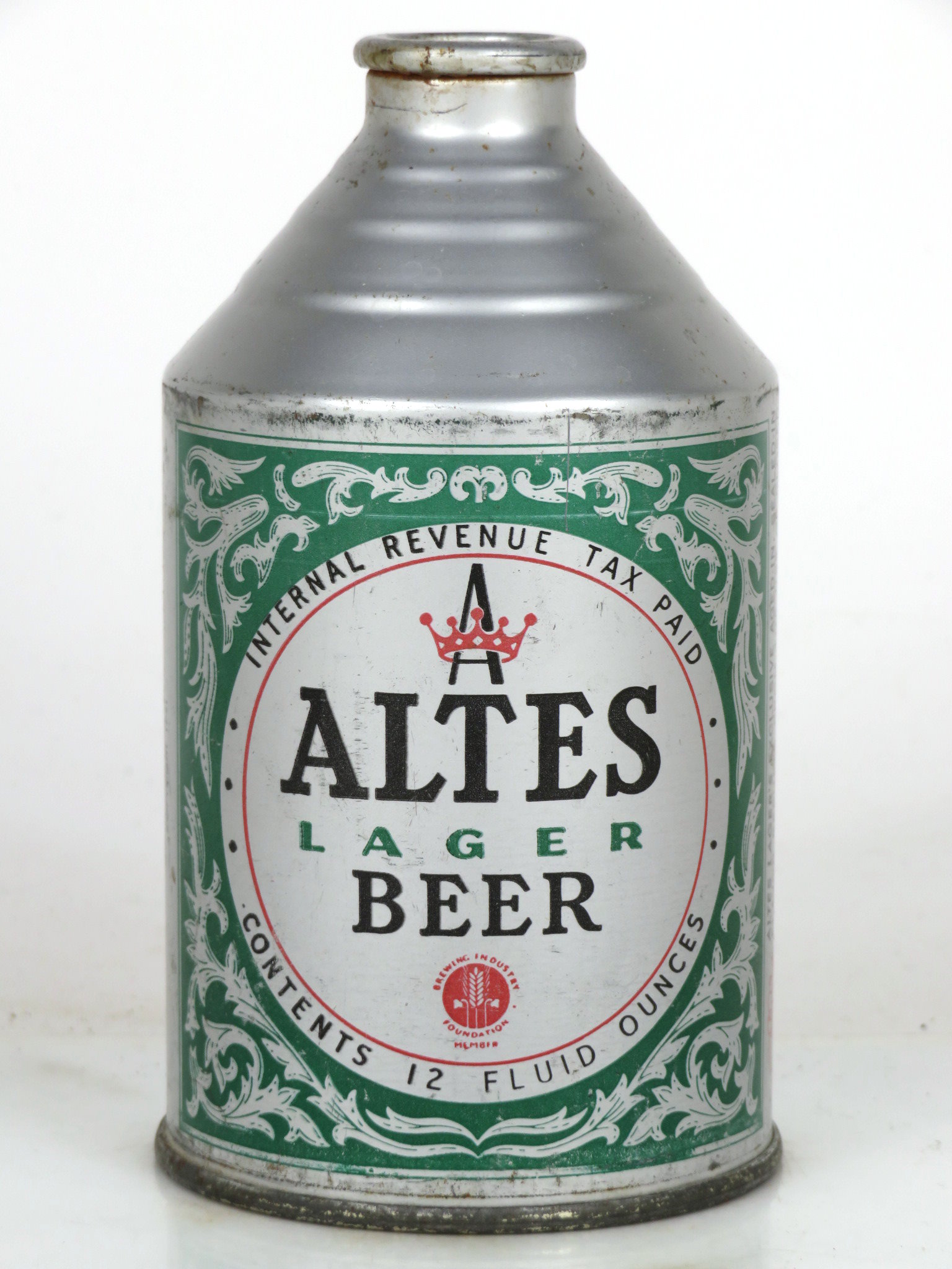 Item #20426 1948 Altes Lager Beer Crowntainer 192-04