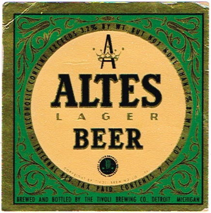 Item #71986 1946 Altes Lager Beer Label CS51-22V