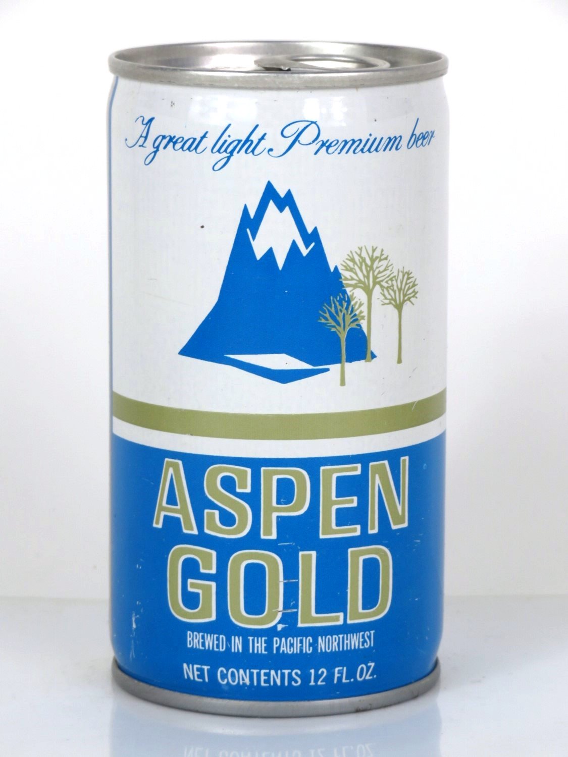Item #1621 1974 Aspen Gold Beer Tab Top Can T32-33