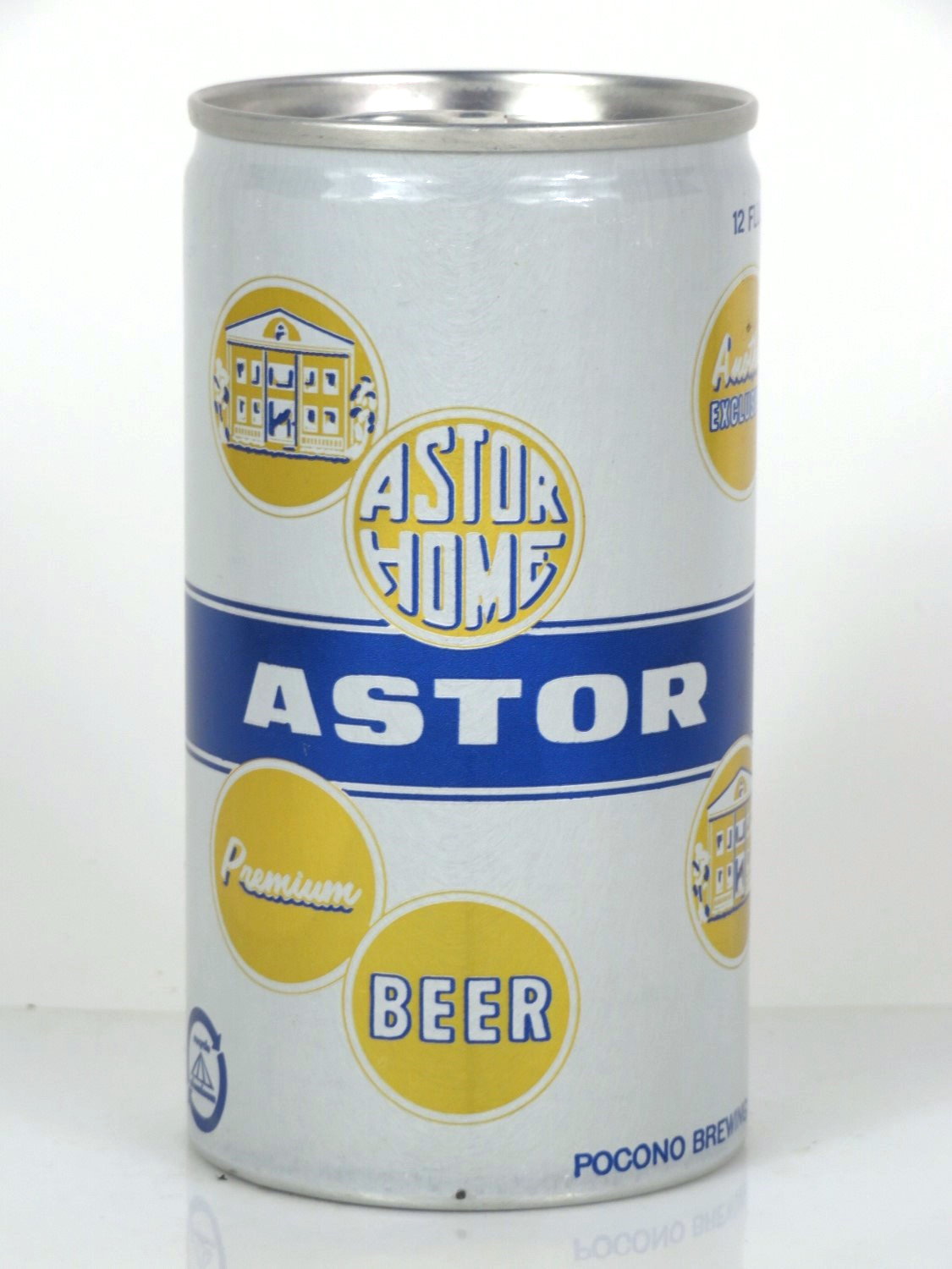 Item #47264 1972 Astor Beer Tab Top Can T35-40