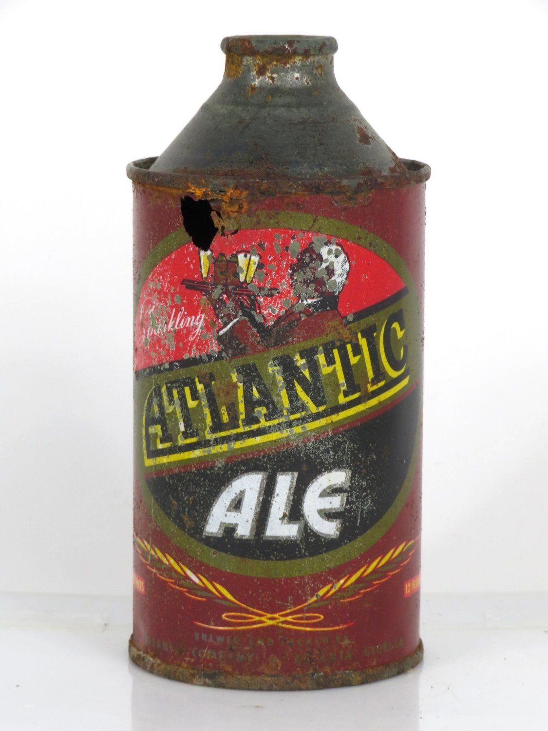 Item #38530 1950 Atlantic Ale Cone Top Can 150-24