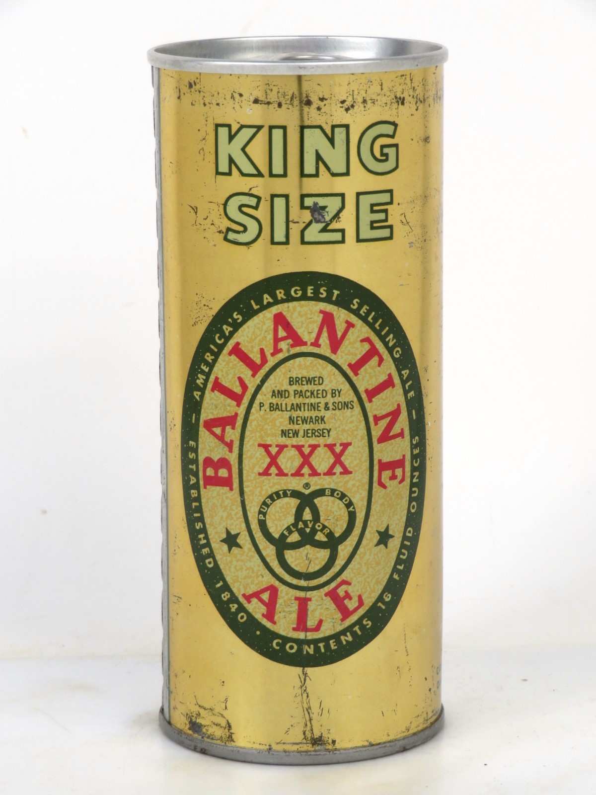 Item #96442 1967 Ballantine Ale Tab Top Can T138-20.4