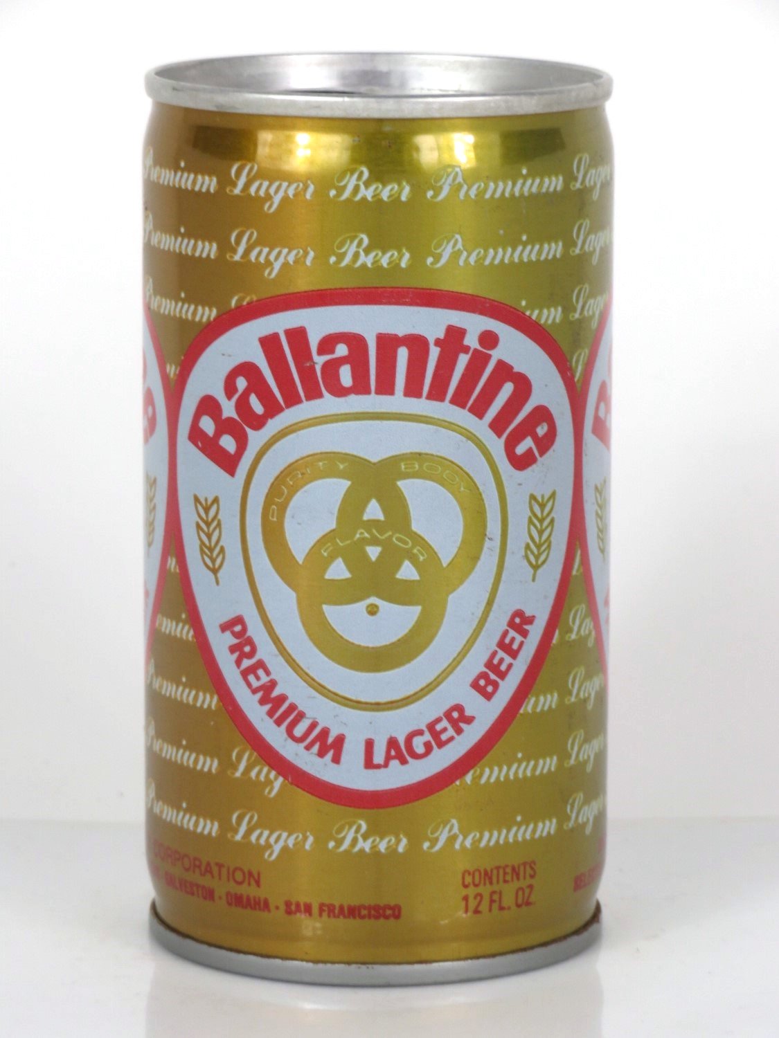 Item #101761 1975 Ballantine Beer Tab Top Can T37-15
