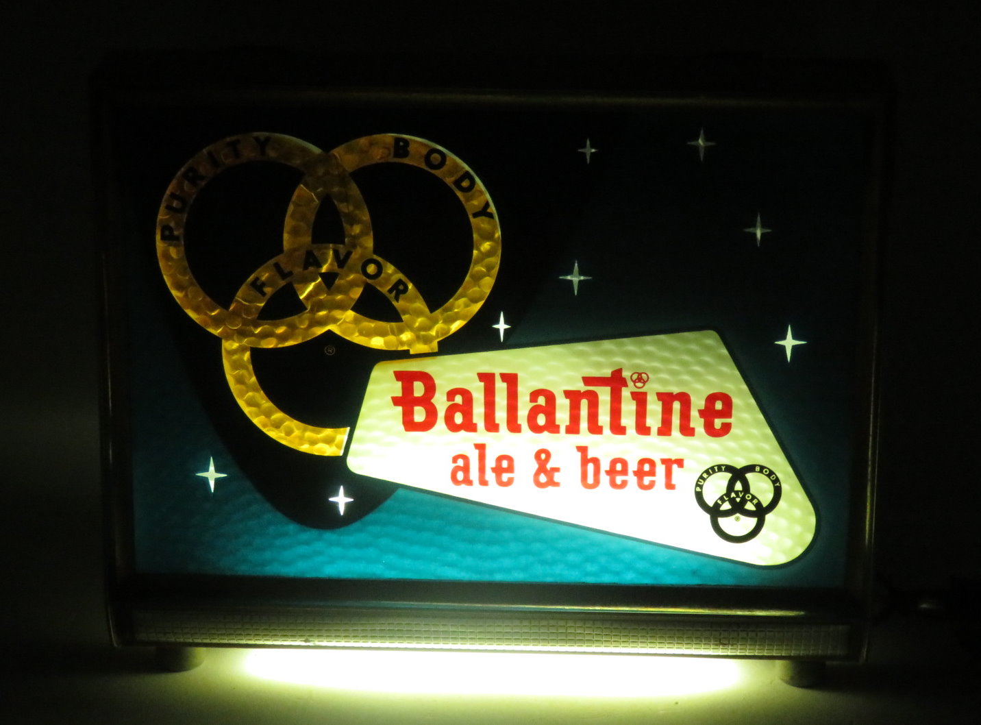 Item #95607 1959 Ballantine Beer Sign
