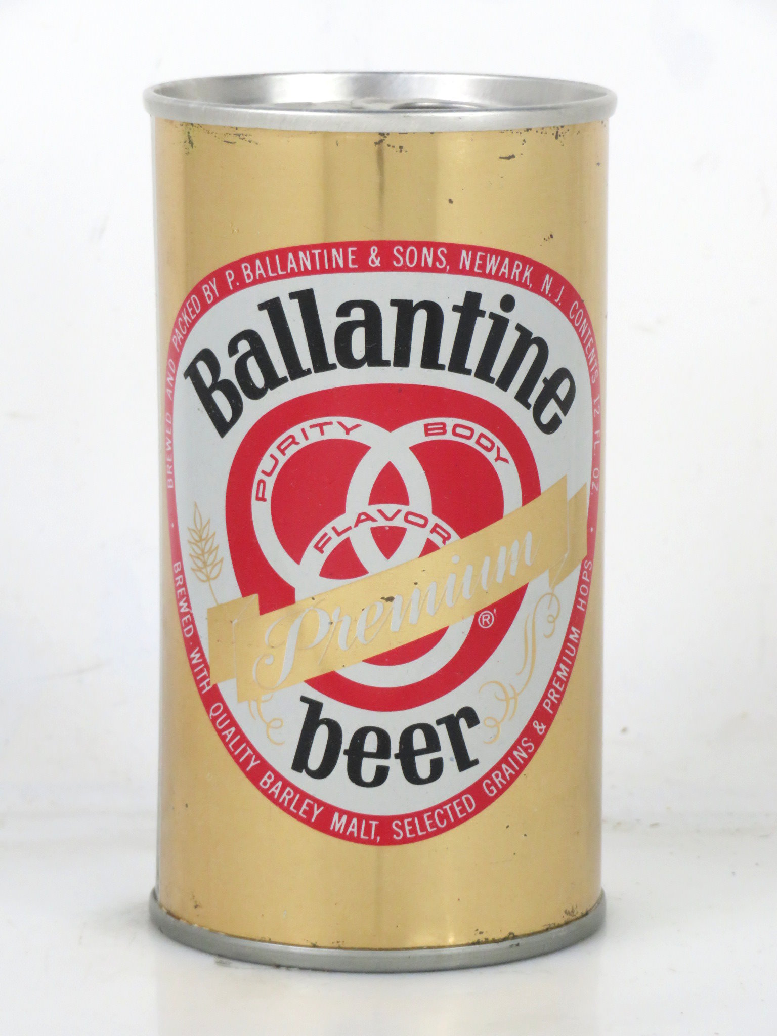 Item #99864 1964 Ballantine Beer Tab Top Can T36-29f.3