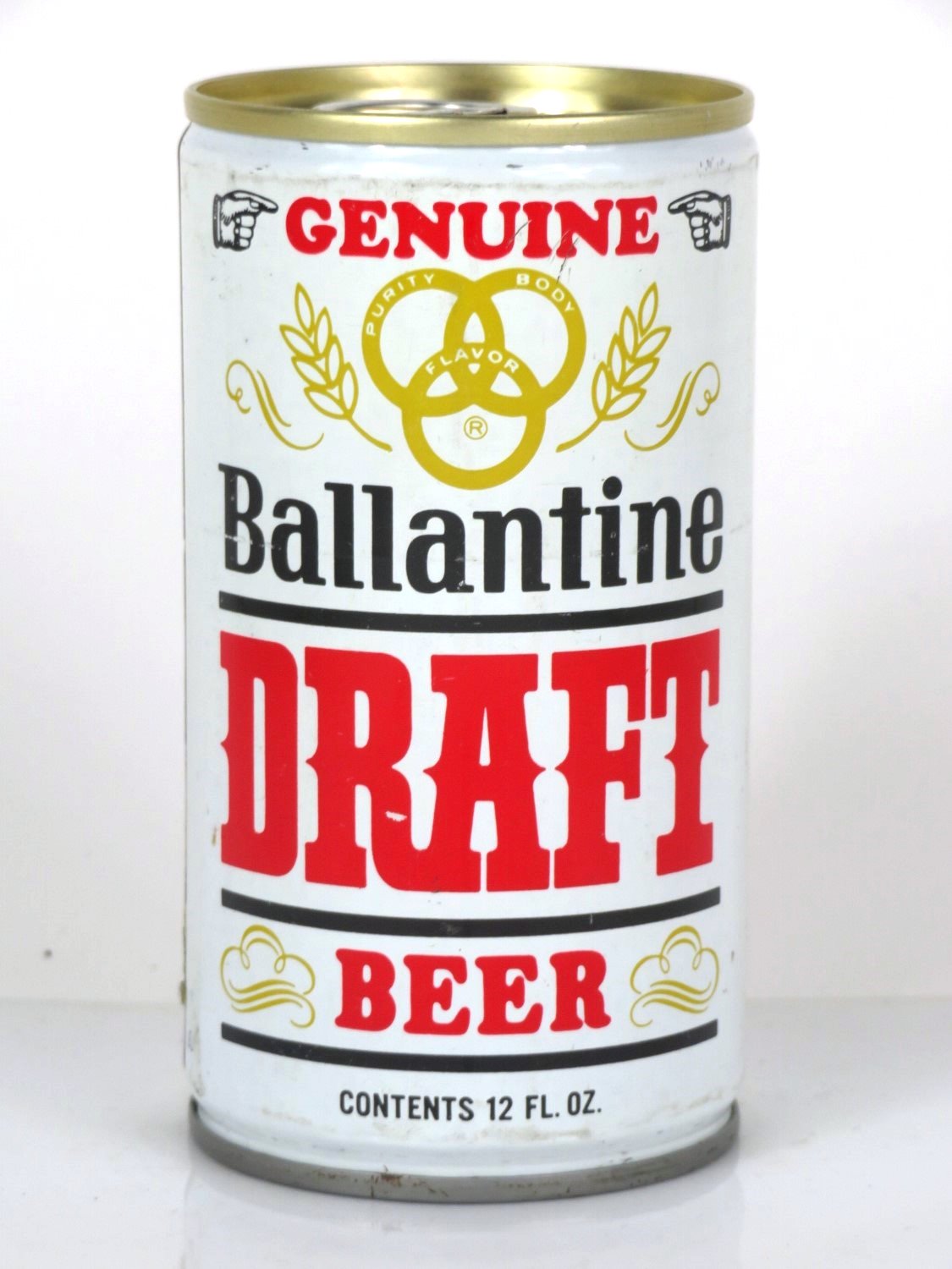 Item #101753 1974 Ballantine Draft Beer Tab Top Can T37-23