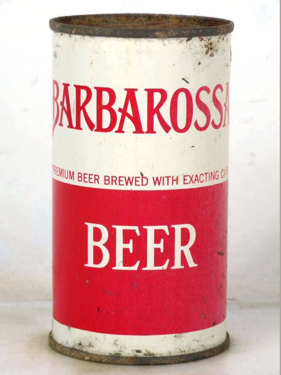 Item #88250 1959 Barbarossa Beer Flat Top Can 34-33
