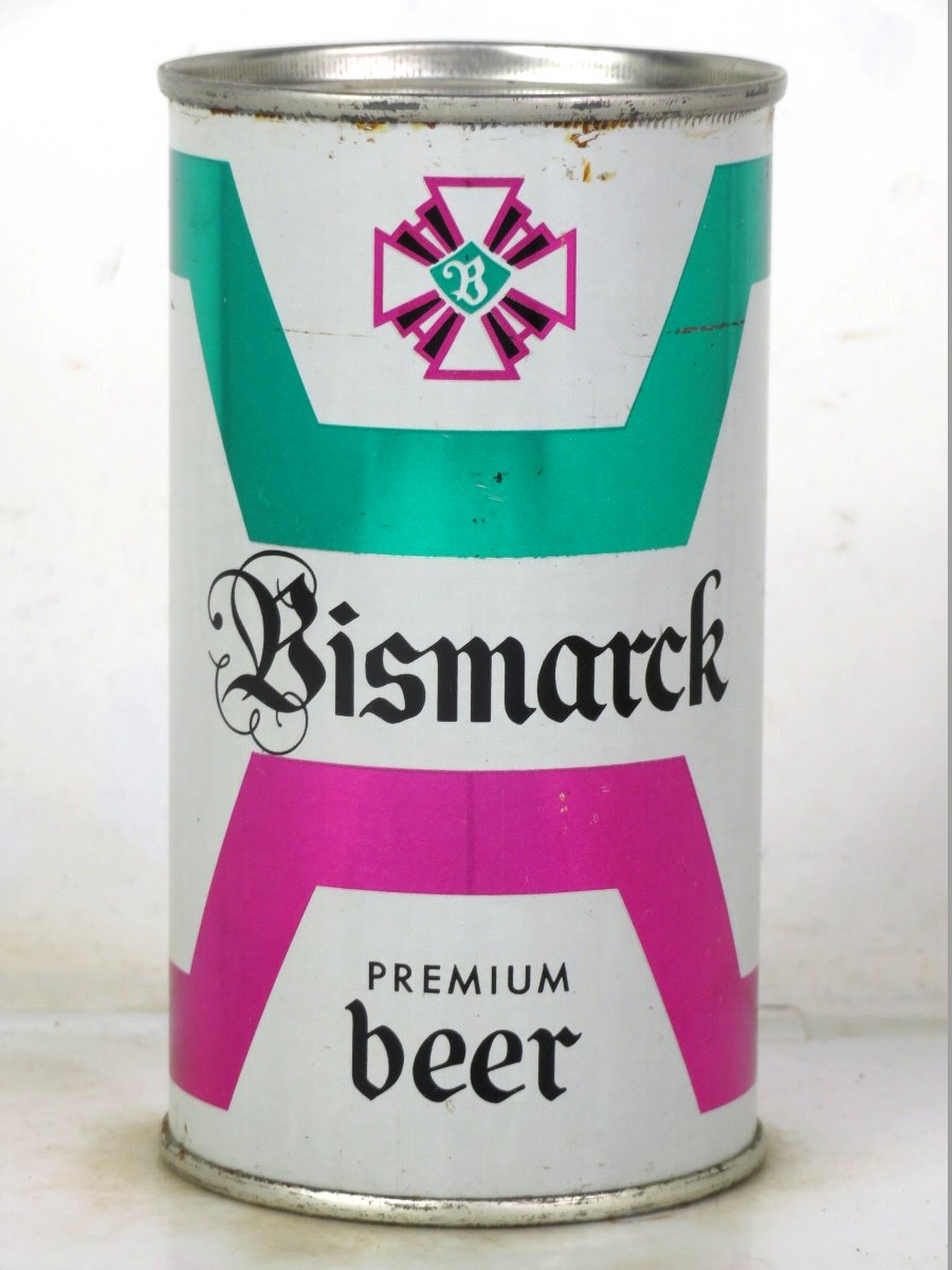 Item #98109 1960 Bismarck Premium Beer Flat Top Can 37-14.0b