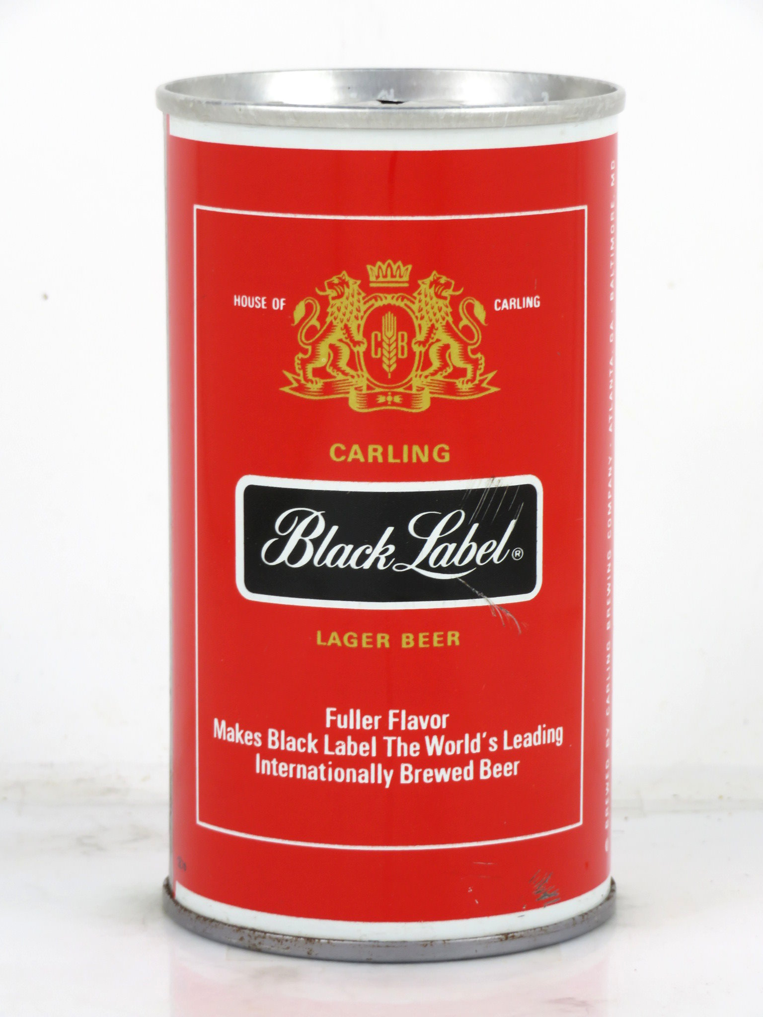 Item #96930 1973 Black Label Lager Beer Tab Top Can T41-36