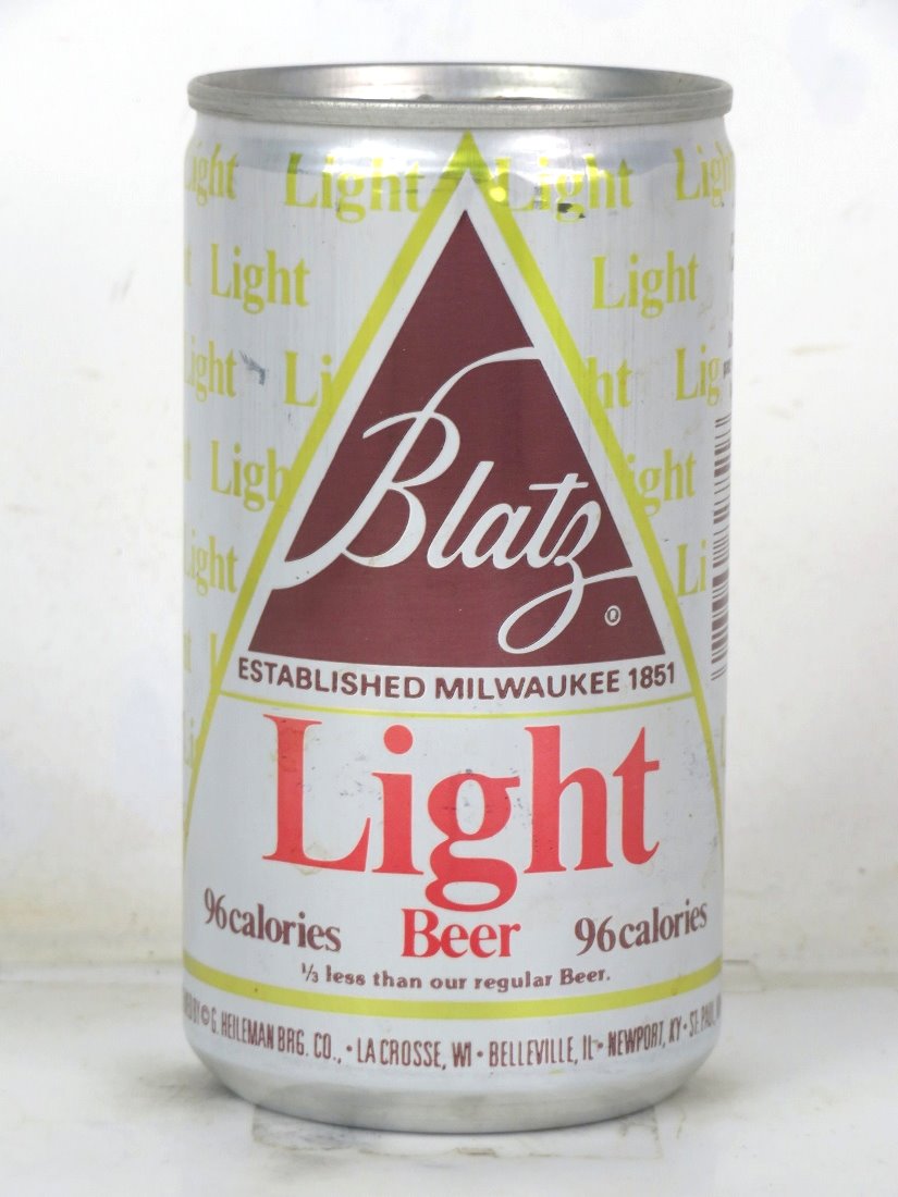 Item #100998 1976 Blatz Light Beer Tab Top Can Undocumented