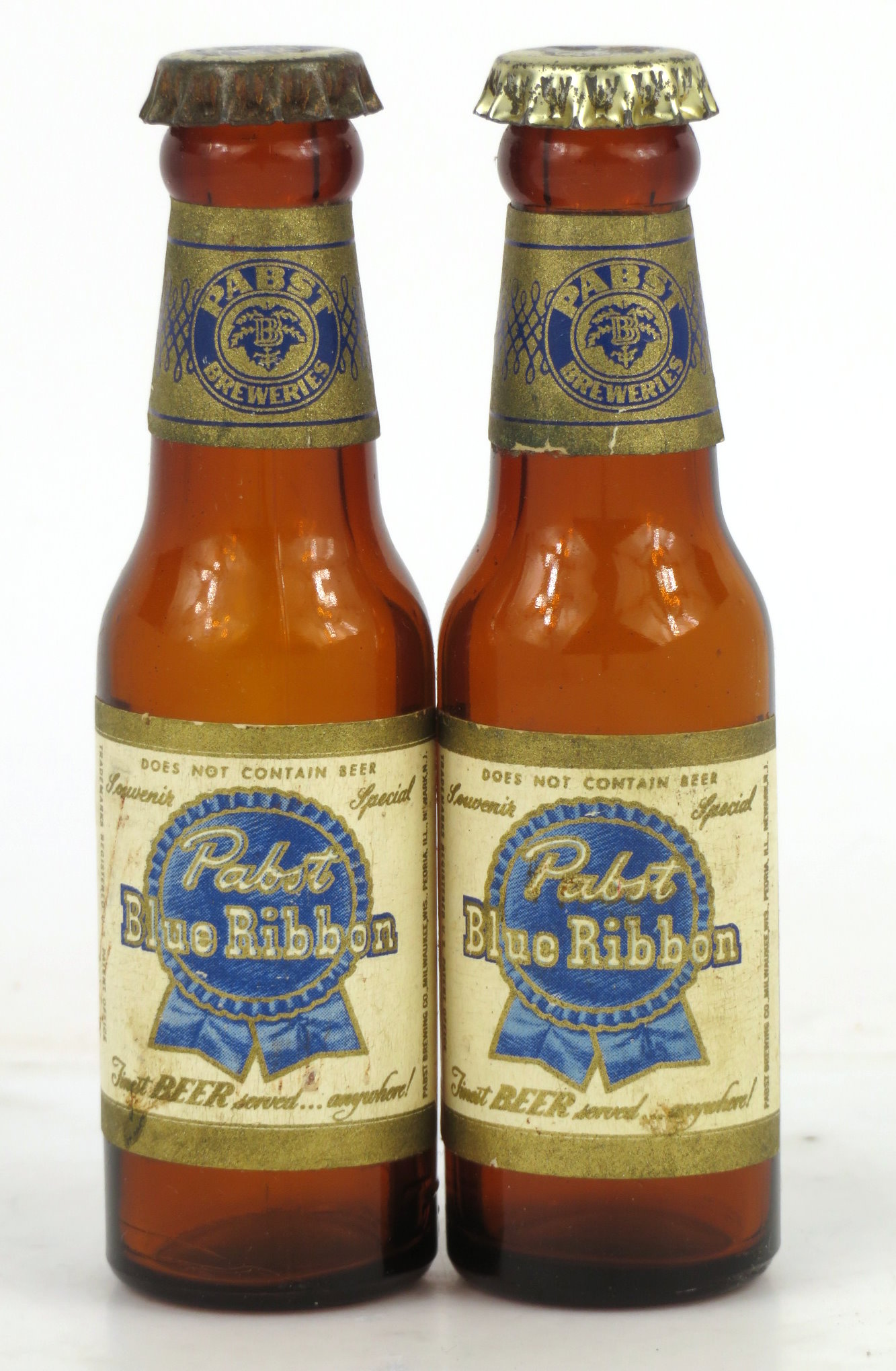 Item #95655 1950 Pabst Blue Ribbon Beer Mini Bottle