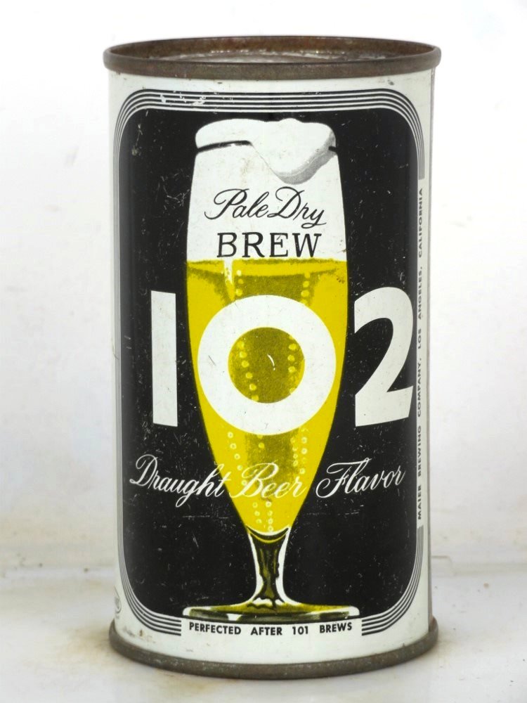 Item #101371 1958 Brew 102 Beer Flat Top Can 41-36.1