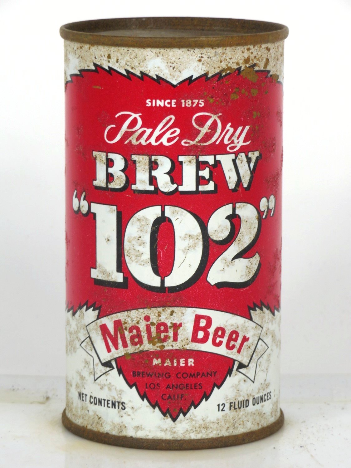 Item #16238 1954 Brew "102" Beer (black) Flat Top Can 41-31