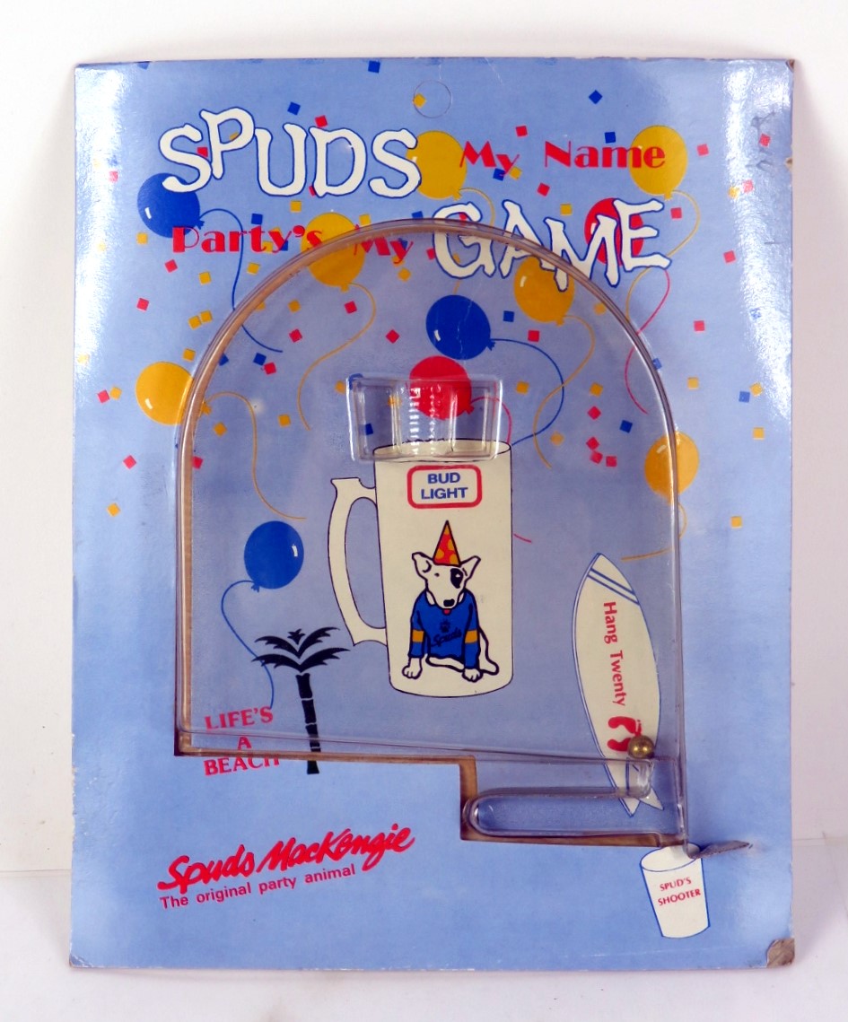 Item #104742 1987 Bud Light Spuds Mackenzie Party Game Game