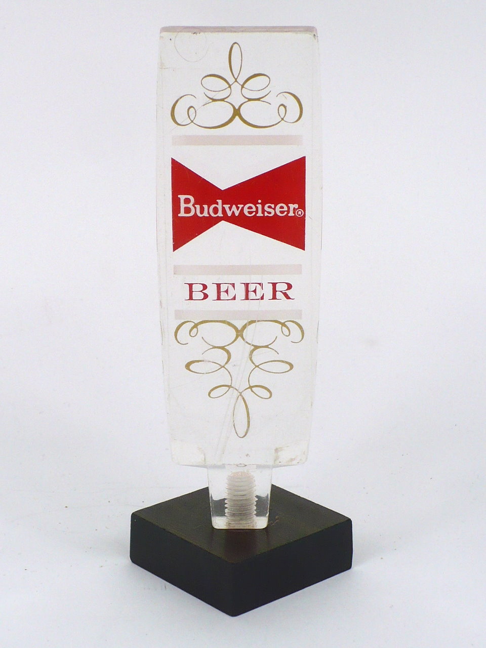 Item #93007 1961 Budweiser Beer Acrylic Tap Handle
