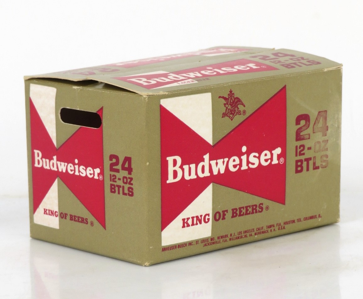 Item #97148 1975 Budweiser Beer "Bottle Case" Playing Card Deck