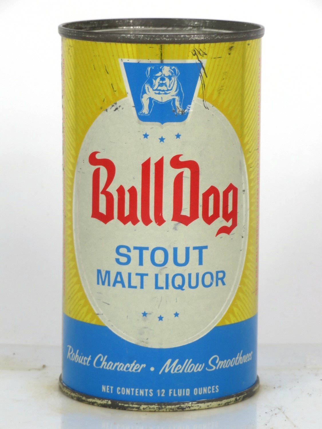 Item #104930 1958 Bull Dog Stout Malt Liquor Flat Top Can 45-38.1
