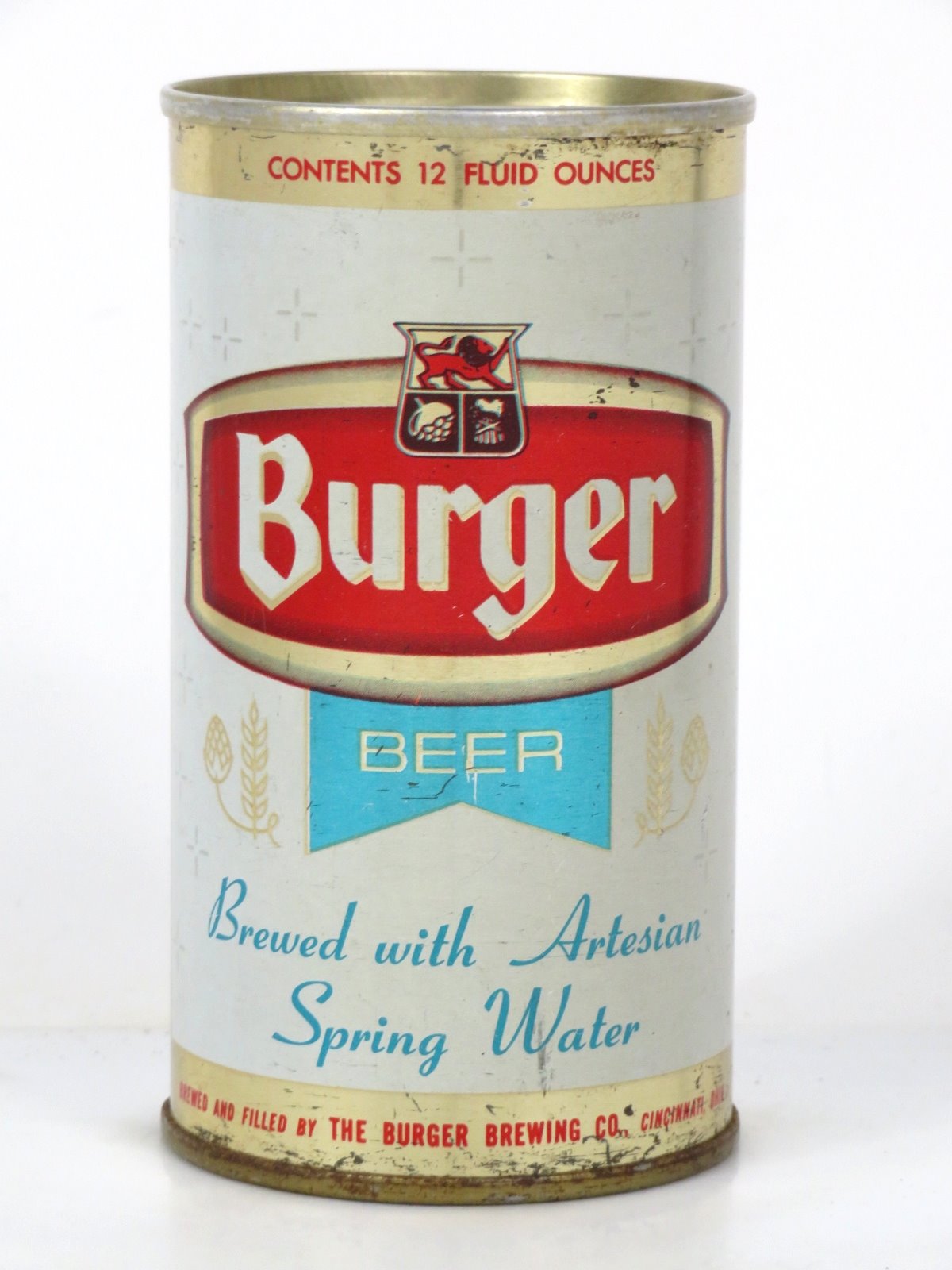 Item #109205 1972 Burger Beer Tab Top Can T50-33