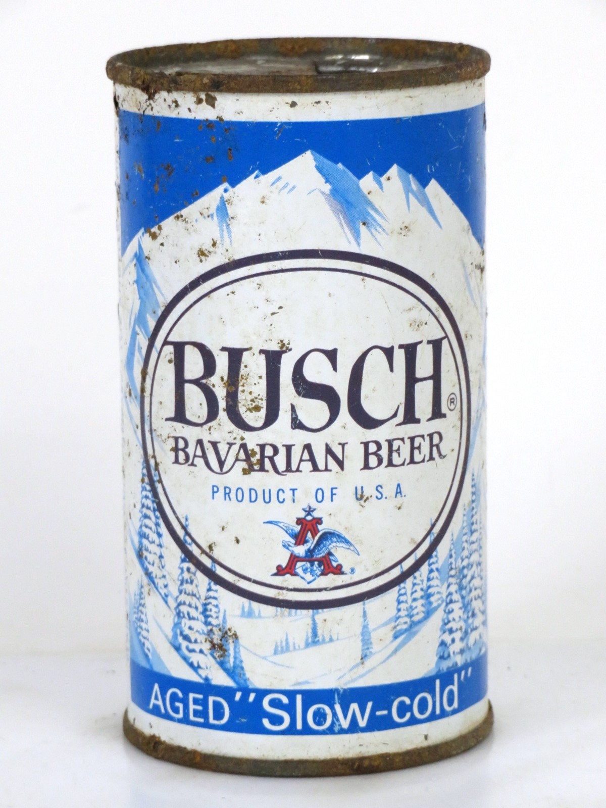 Item #1086 1964 Busch Bavarian Beer Flat Top Can 47-25