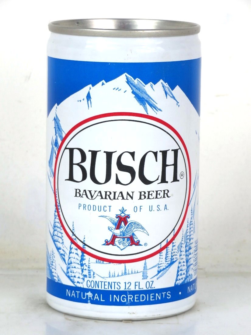 Item #72233 1973 Busch Bavarian Beer Tab Top Can T52-21v