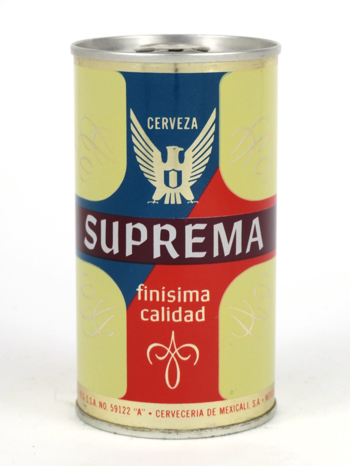 Item #28565 1968 Cerveza Suprema Tab Top Can