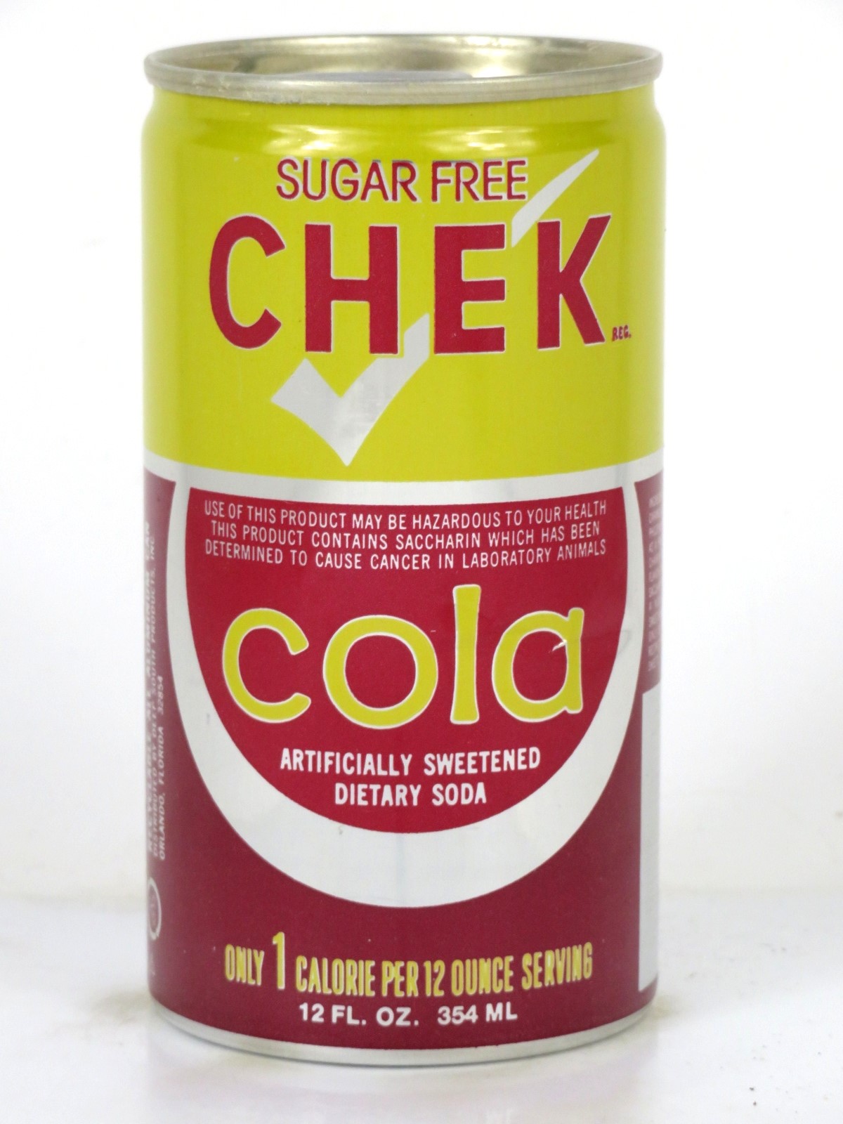 Item #98913 1978 Chek Diet Cola Orlando Florida Tab Top Can