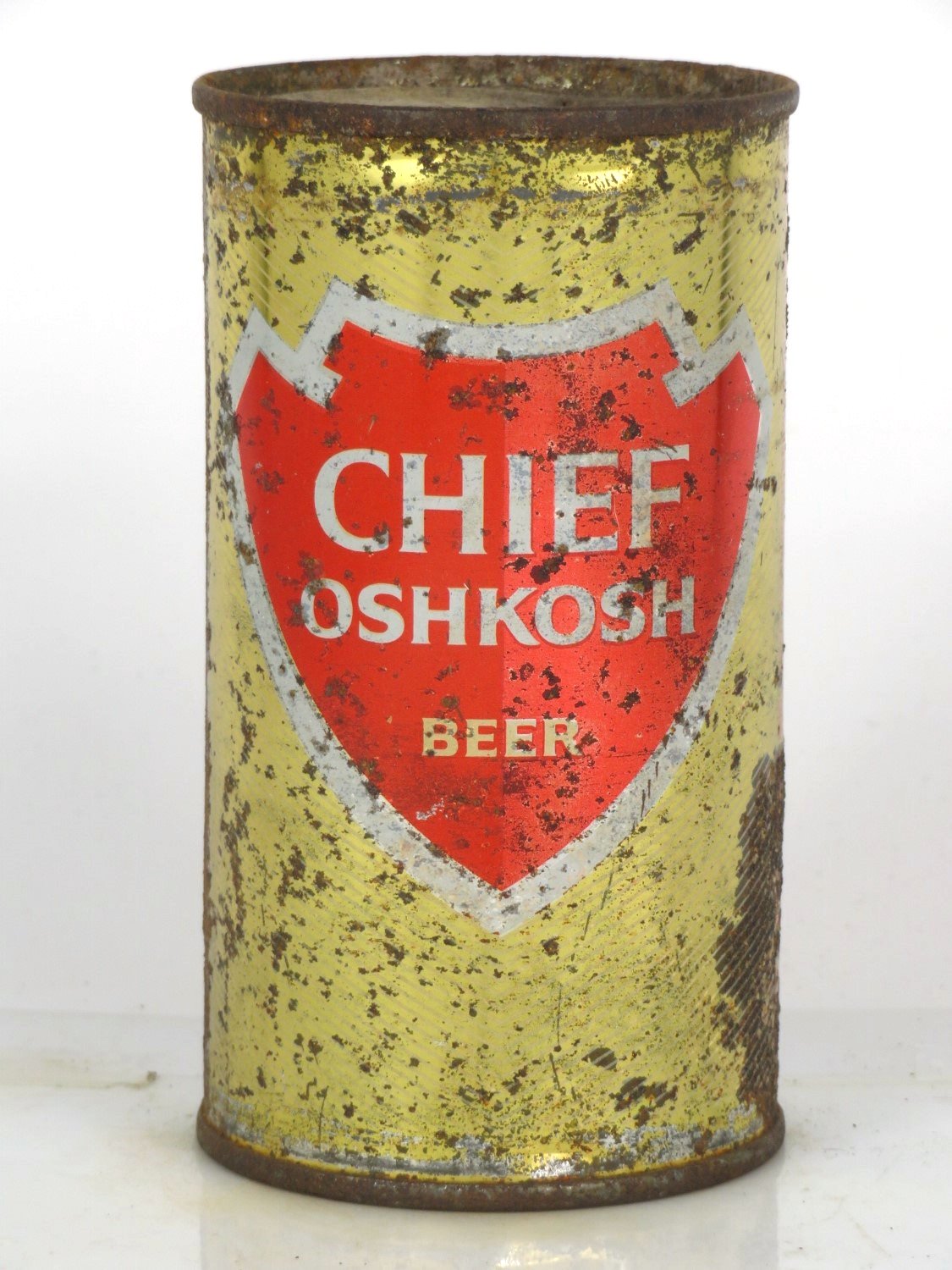 Item #94448 1958 Chief Oshkosh Beer Flat Top Can 49-26