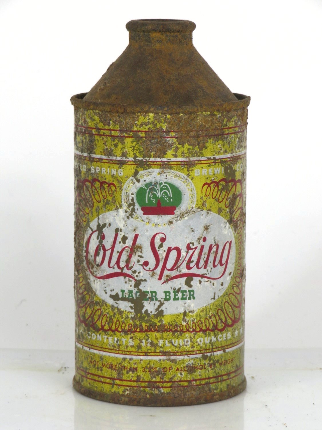 Item #100945 1952 Cold Spring Lager Beer Cone Top Can 157-32