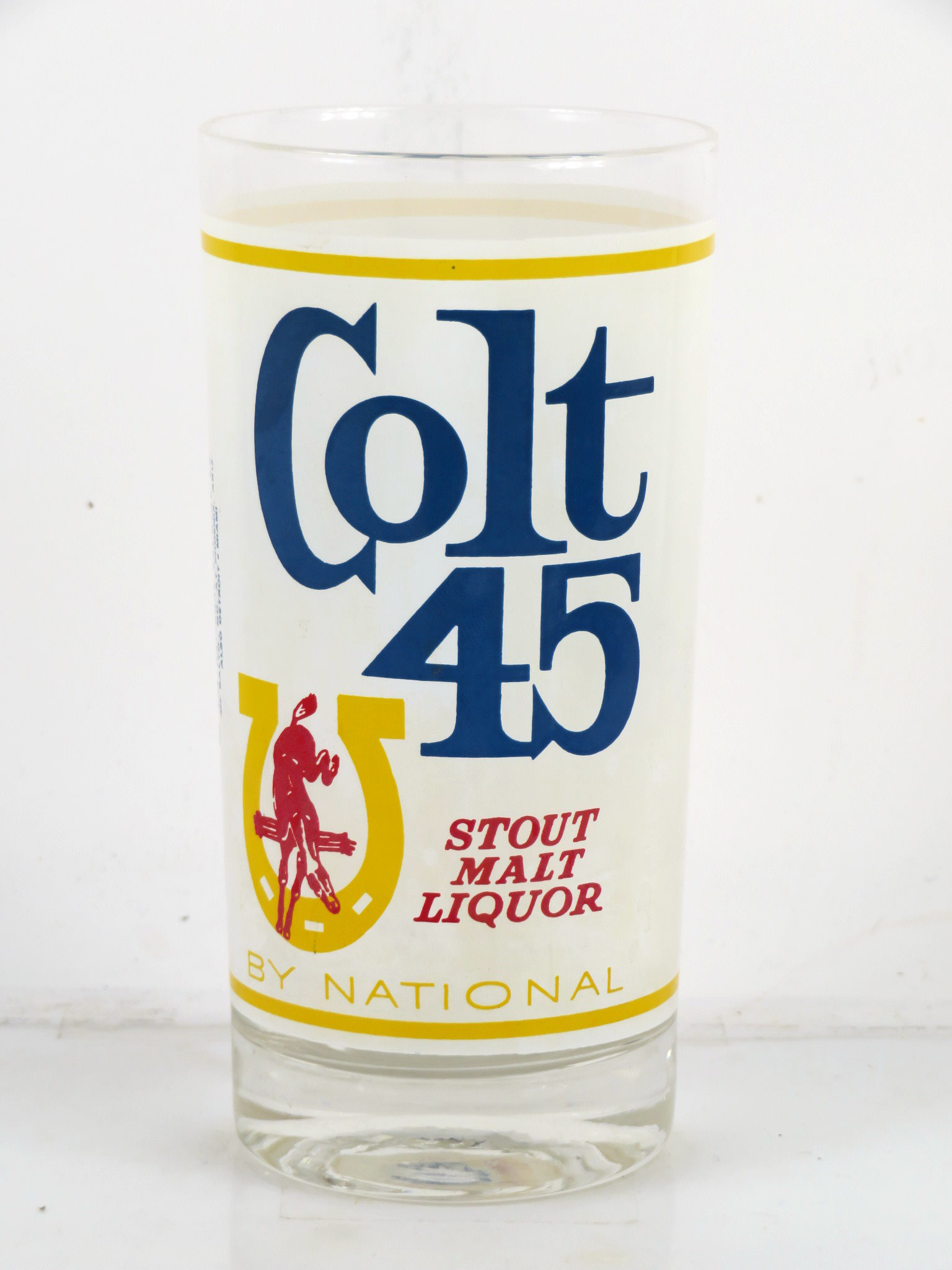 Item #17398 1972 Colt 45 Stout Malt Liquor Straight Sided ACL Drinking ...