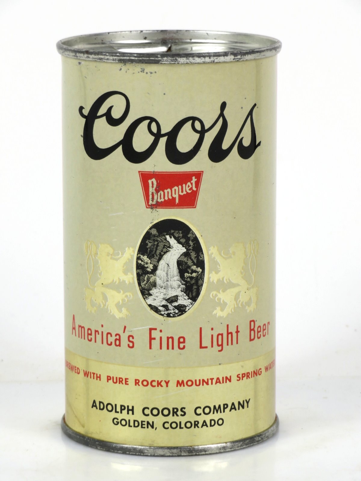 Item #98119 1950 Coors Banquet Beer Flat Top Can 51-20.0v Unpictured