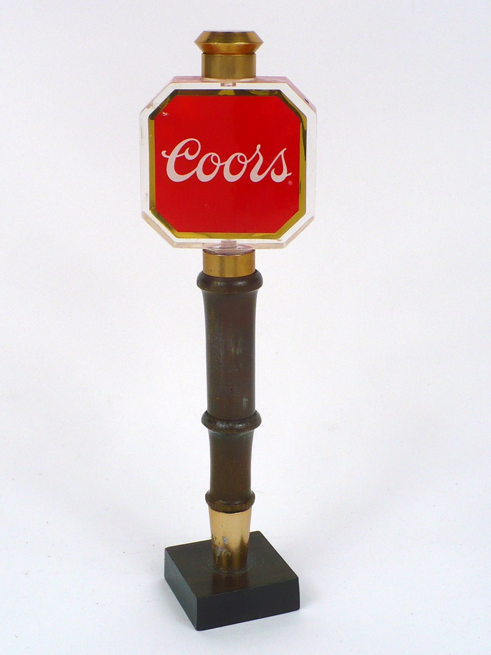 Item #8198 1969 Coors Beer Acrylic Tap Handle