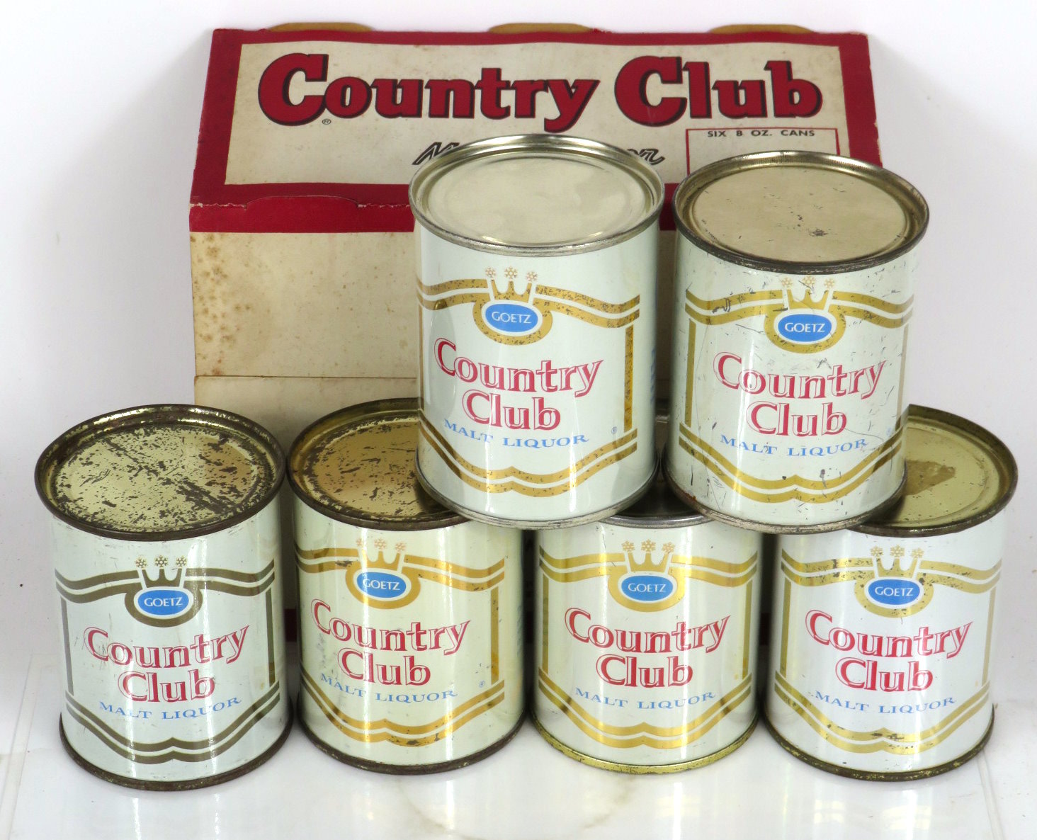 Item #35271 1960 Country Club Malt Liquor Six Pack Six-pack Holder