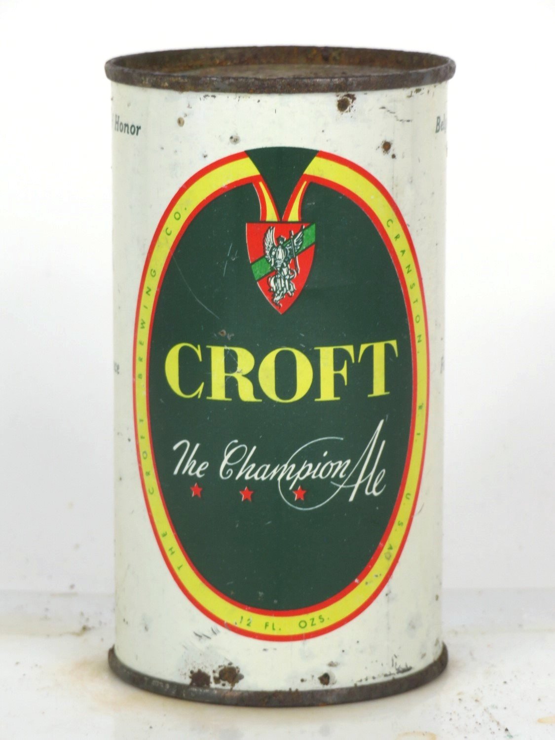 Item #1501 1954 Croft Champion Ale Flat Top Can 52-34