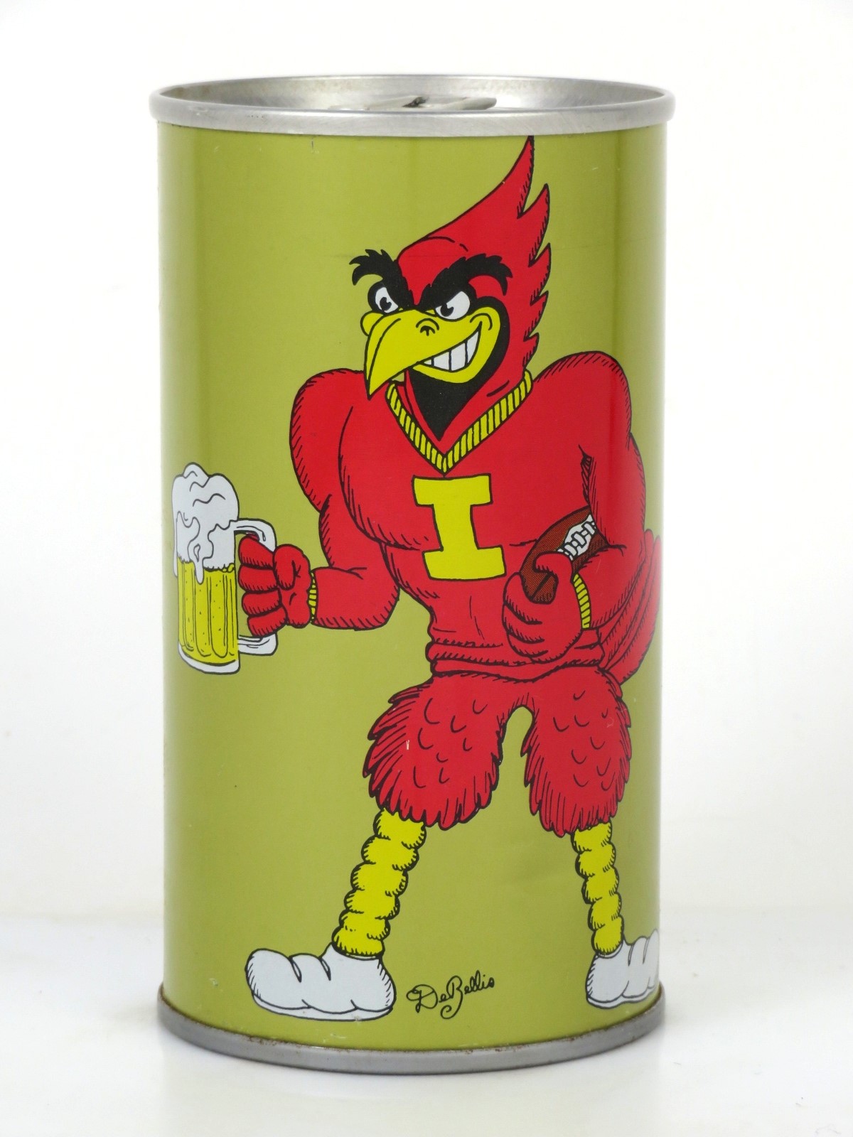 Item #109227 1980 Cyclone (Iowa State Football) Beer Tab Top Can T58-07