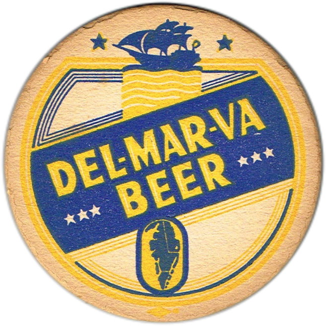 Item #24298 1938 Del-Mar-Va Beer Coaster DE-DELM-1