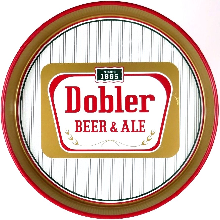 Item #543 1961 Dobler Beer Serving Tray