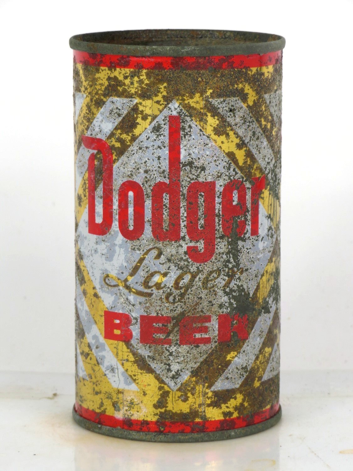Item #93 1961 Dodger Lager Beer Flat Top Can 54-16