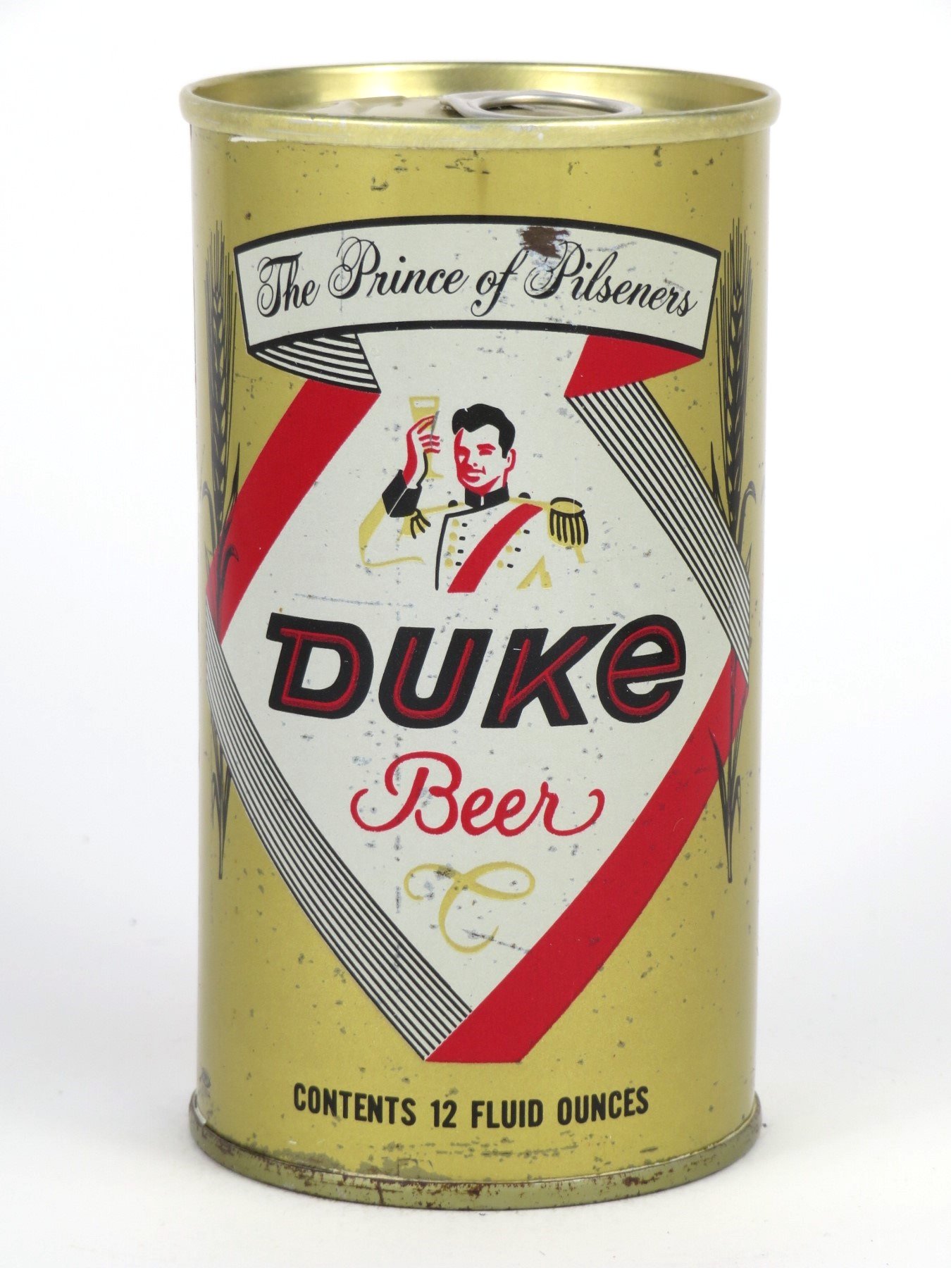 Item #1405 1969 Duke Beer Tab Top Can T60-12