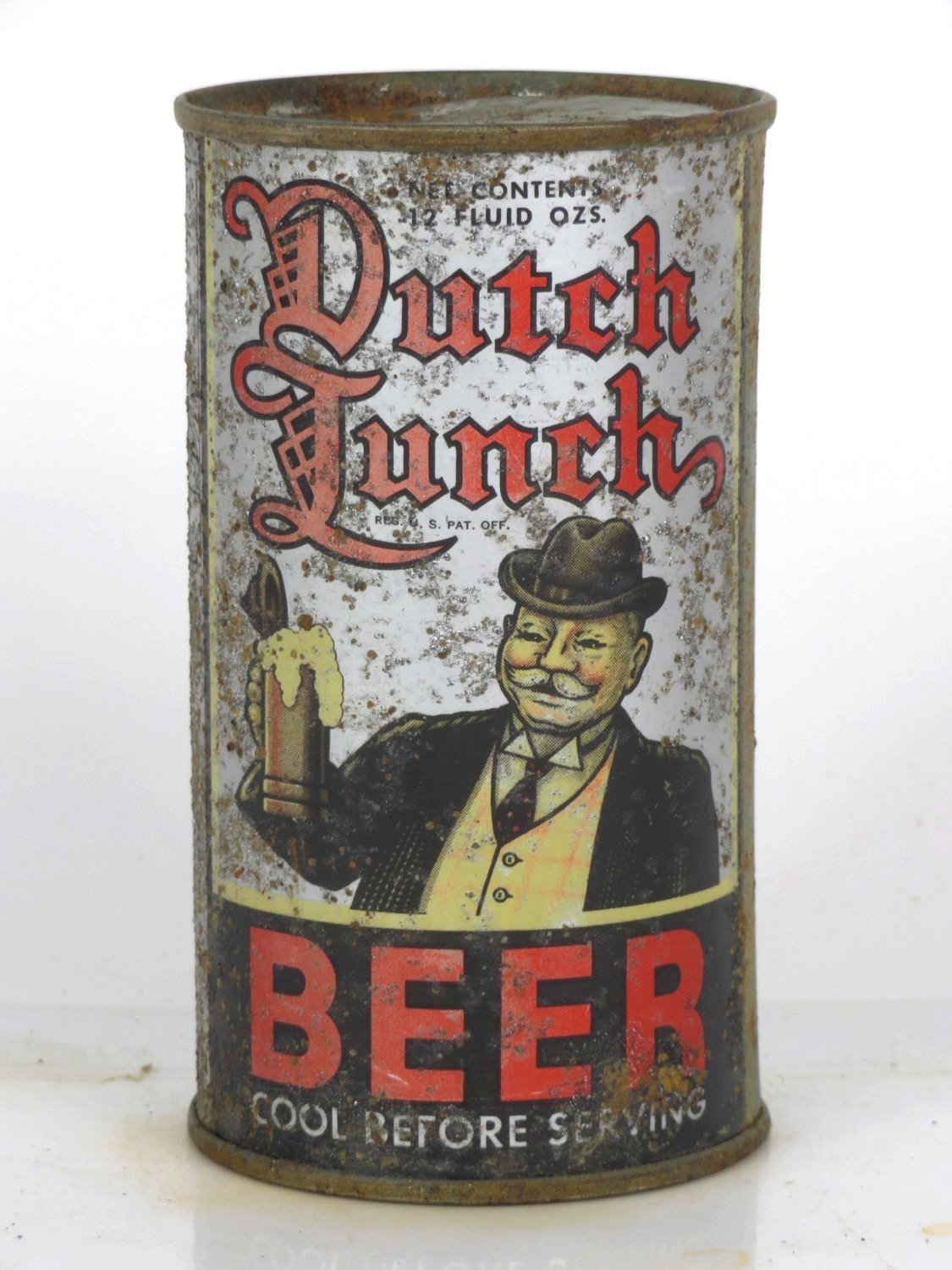 Item #101032 1937 Dutch Lunch Beer Flat Top Can OI-209