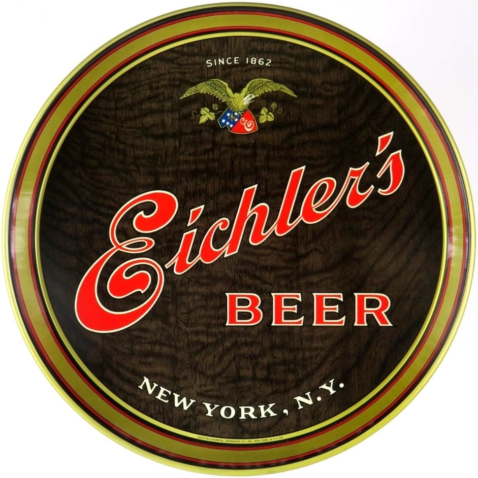 Item #80382 1942 Eichler's Beer DDD Serving Tray