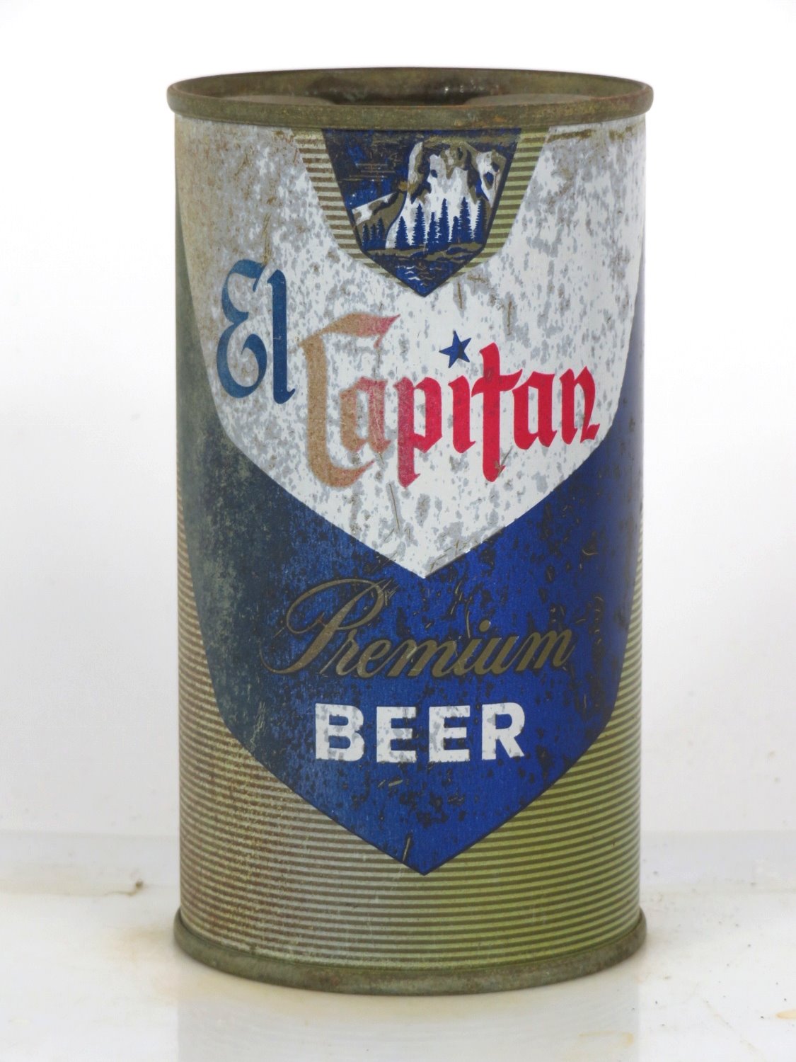 Item #32025 1958 El Capitan Premium Beer (Pacific) Flat Top Can 59-19