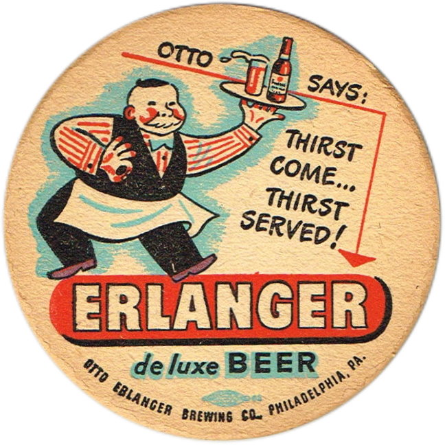 Item #32978 1948 Erlanger Beer Coaster PA-ERL-3