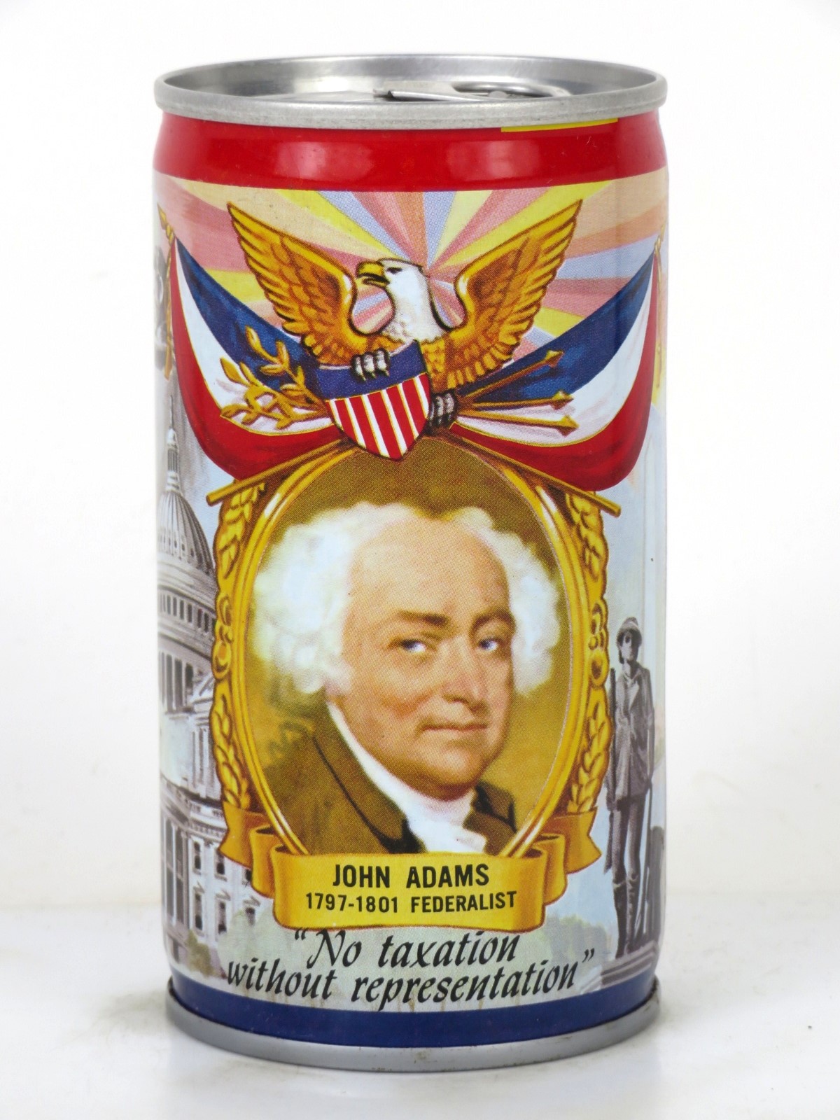 Item #101271 1976 Falstaff Beer (John Adams) Tab Top Can T63-14